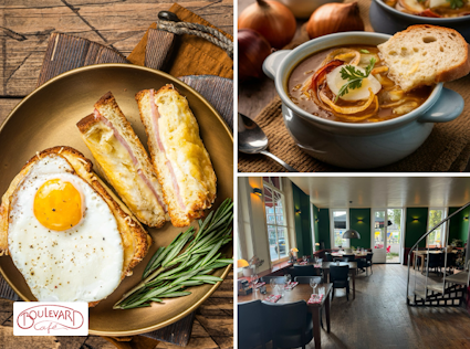 2-gangenlunch bij Boulevard Café | Actieprijs € 12,50 (-43%) - Tripper.nl