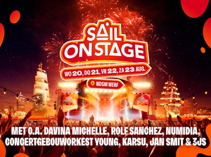 SAIL On Stage | Actieprijs € 36,90 (-14%) - Tripper.nl